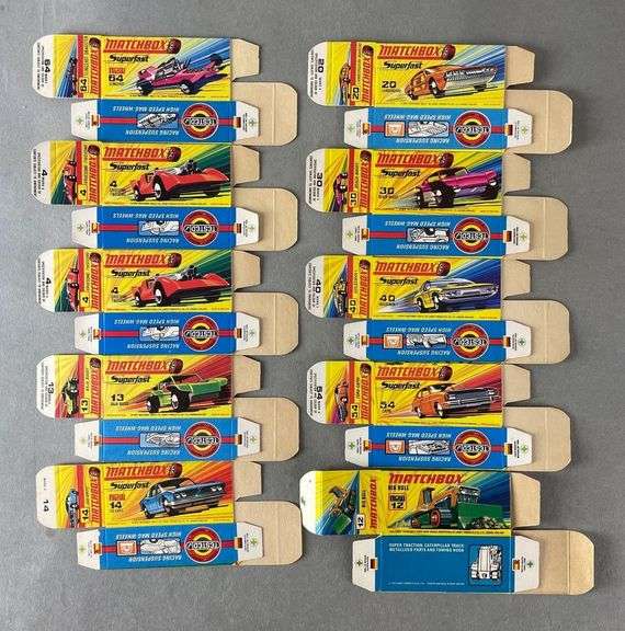 Group of 10 Matchbox Superfast H Type Boxes - Matthew Bullock Auctioneers