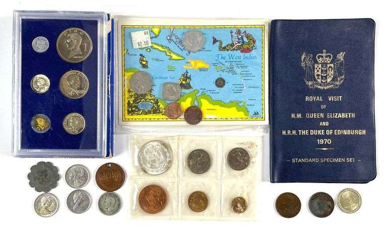 Group of 30+ Foreign Coins - Matthew Bullock Auctioneers