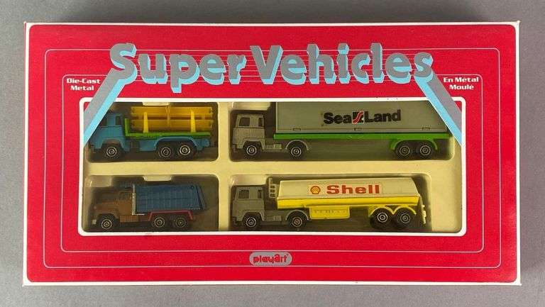 PlayArt Super Vehicles Die-Cast Vehicle Sets - Matthew Bullock Auctioneers