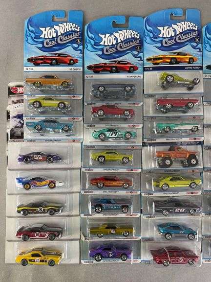 Group of 40+ Mattel Hot Wheels Cool Classics Die-Cast Cars - Matthew ...