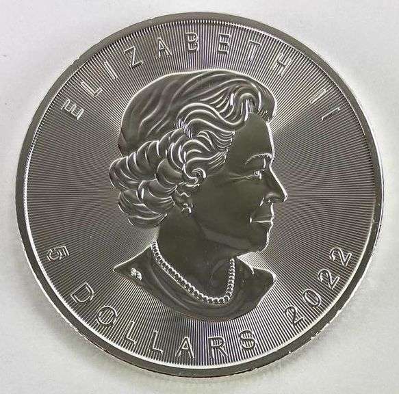 2022 Canada Maple Leaf 1oz. 9999 Fine Silver - Matthew Bullock Auctioneers