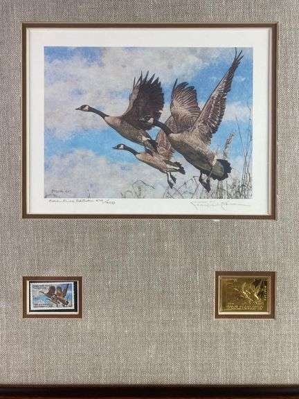 Signed George McLean Wildlife Habitat Conservation Stamp Executive ...