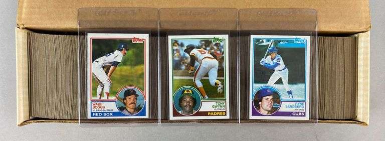 1983 Topps Baseball Complete Set - Matthew Bullock Auctioneers