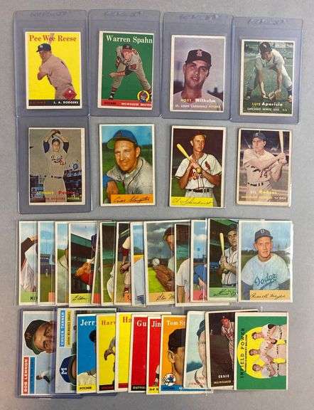 32 - 1954 - 59 Topps and Bowman Baseball Cards with HOFs - Matthew ...