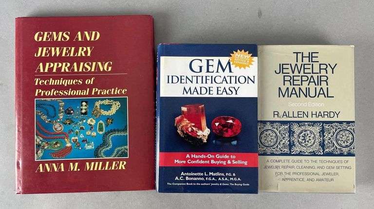 Group of 3 Jewelry and Gemstone Hardcover Books - Matthew Bullock ...