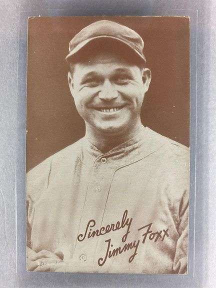 1939 - 46 Exhibits Salutations Jimmy Foxx - Matthew Bullock Auctioneers