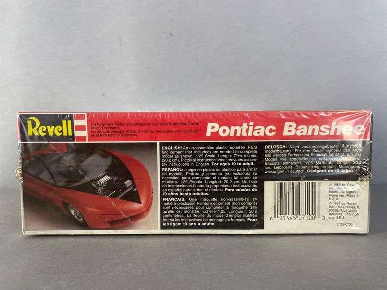 Revell Pontiac Banshee Dream Machine Model Kit - Matthew Bullock ...
