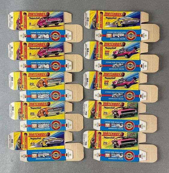 Group of 10 Matchbox Superfast H Type Boxes - Matthew Bullock Auctioneers