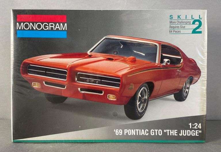 Monogram 1969 Pontiac GTO The Judge Model Kit - Matthew Bullock Auctioneers