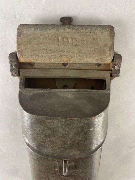 Antique Cast Iron Mailbox - Matthew Bullock Auctioneers
