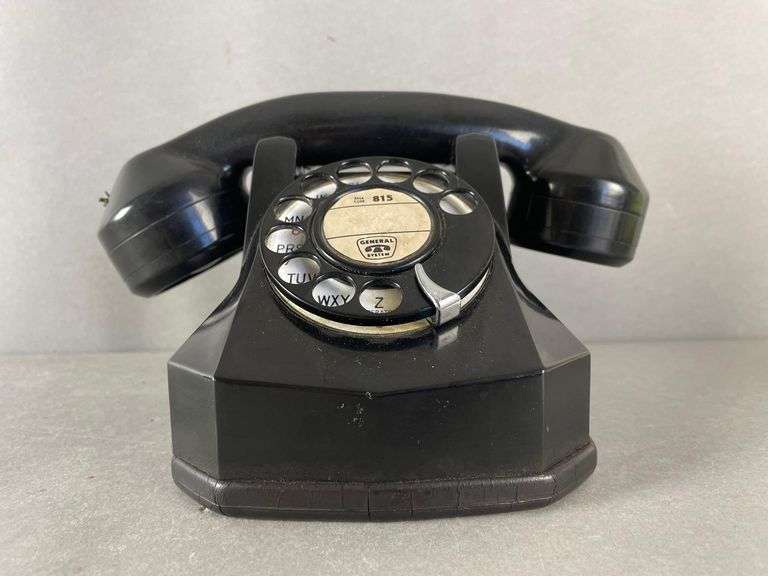 Vintage Monophone Bakelite Desktop Rotary Telephone - Matthew Bullock ...