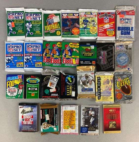 47 - Various 1990 - 97 Football Unopened Packs - Matthew Bullock ...