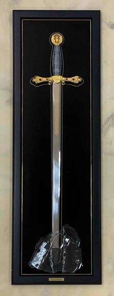 Franklin Mint King Arthur’s Excalibur Display Long Sword - Matthew ...