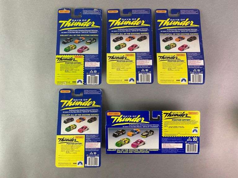 Group of 5 Matchbox Days of Thunder Die-Cast Vehicles - Matthew Bullock ...