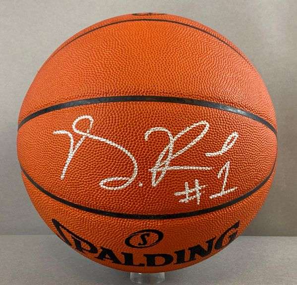 Derrick Rose Sogned Official NBA Spalding Stern Basketball - Matthew ...