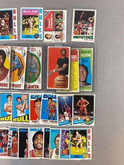 35+ 1970s Basketball Cards with HOFs, Stars, and Rookies + Bob Cousy ...
