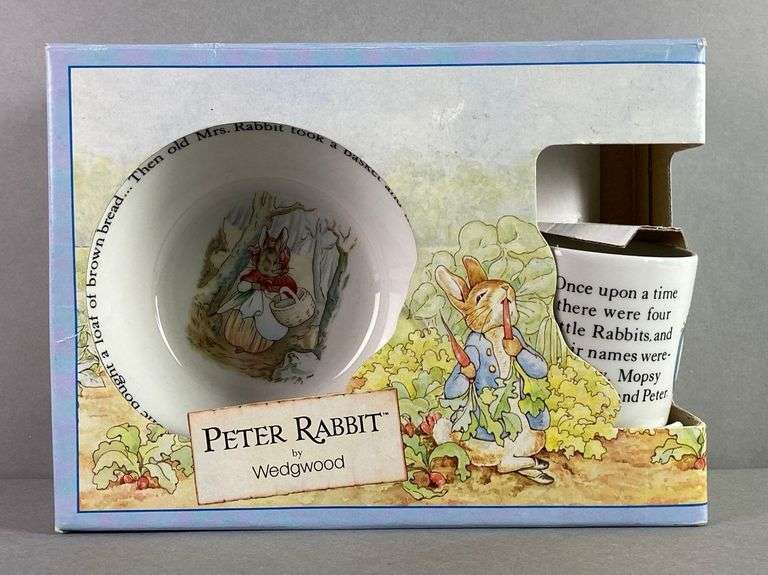 Wedgwood Beatrix Potter Peter Rabbit Nurseryware Set - Matthew Bullock ...