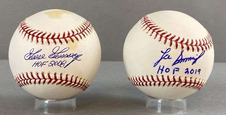 2 - Relief Pitcher Signed MLB Rawlings Selig/Manfred Jr. Baseballs with COA - Matthew Bullock ...