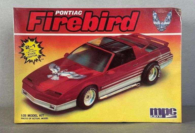 MPC Ertl Pontiac Firebird Model Kit - Matthew Bullock Auctioneers