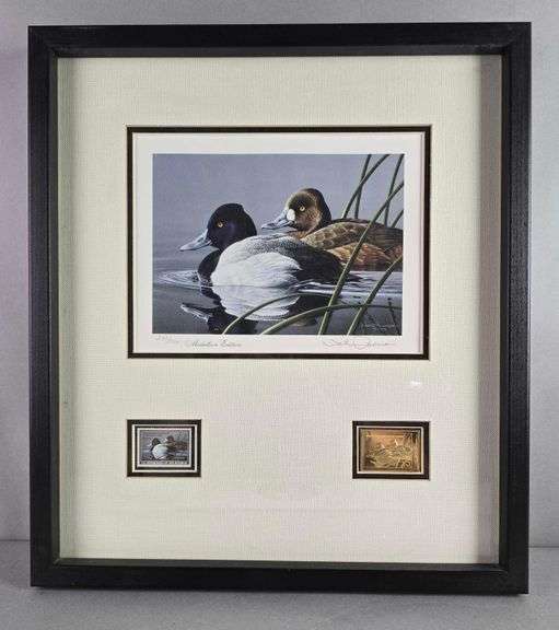 Signed Neal Anderson 1989-1990 Federal Duck Medallion Edition Print ...