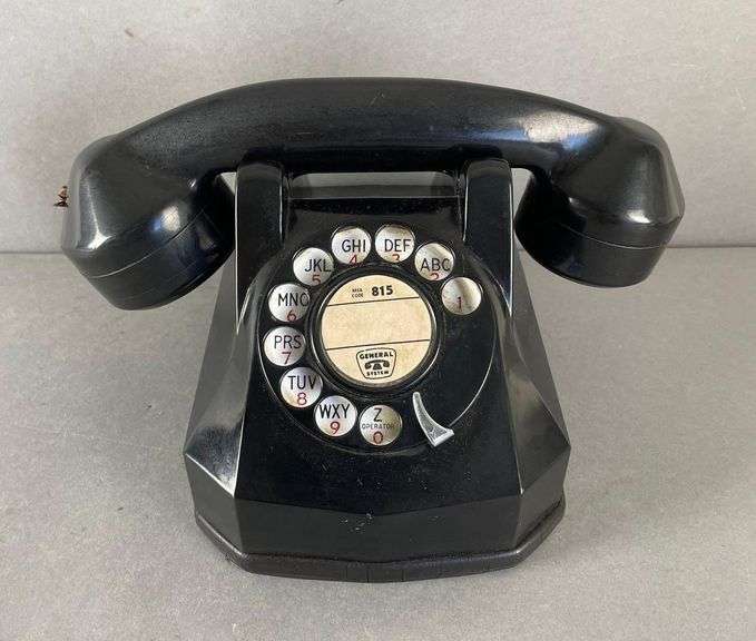Vintage Monophone Bakelite Desktop Rotary Telephone - Matthew Bullock ...
