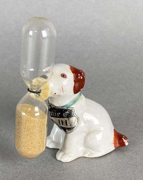 Peoria Illinois Souvenir Porcelain Dog Egg Timer - Matthew Bullock ...