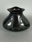 Socorro Reyes Mexico Blackware Pottery Vase - Matthew Bullock Auctioneers
