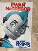 Group of 5 Disney Pixar Robots Canvas Movie Posters - Matthew Bullock ...