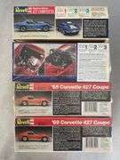 Group of 4 Chevy Corvette Model Kits - Matthew Bullock Auctioneers