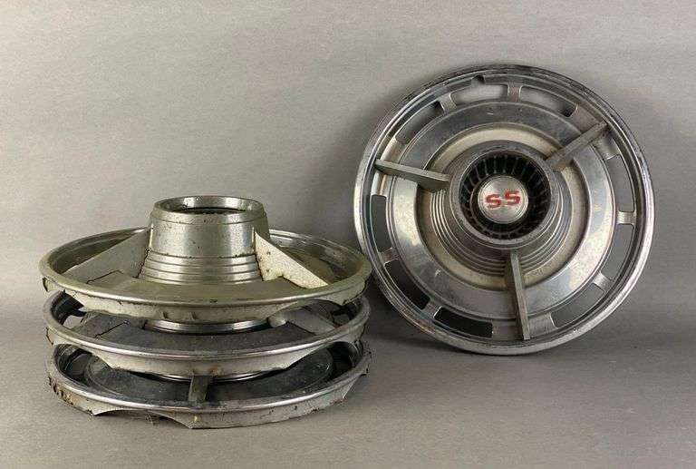 Set of 4 1963-1964 Chevrolet SS Impala Hubcaps - Matthew Bullock ...