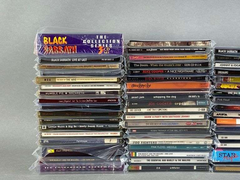 Group of 60+ Assorted Music Genre CDs - Matthew Bullock Auctioneers