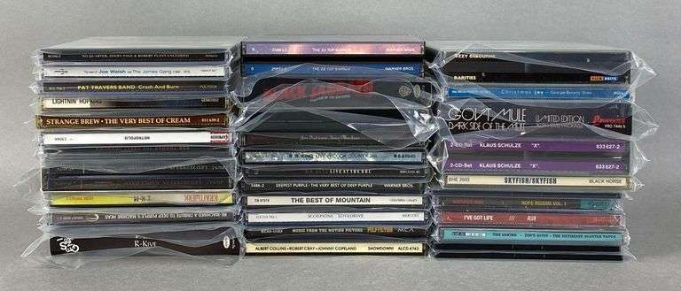 Group of 30+ Assorted Music Genres CDs - Matthew Bullock Auctioneers