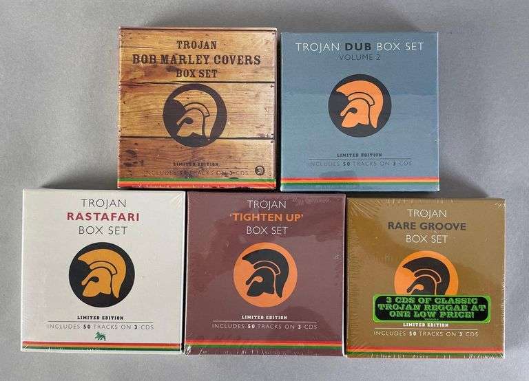 Group of 5 Limited Edition Trojan 3 CD Sets - Matthew Bullock Auctioneers