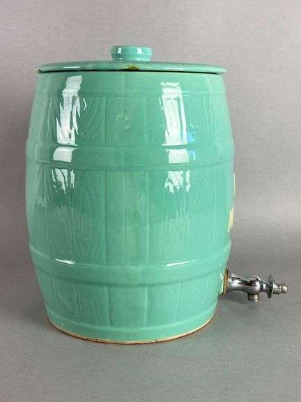 Nestea Iced Tea Dispenser Ceramic Barrel Advertising Crock - Matthew ...