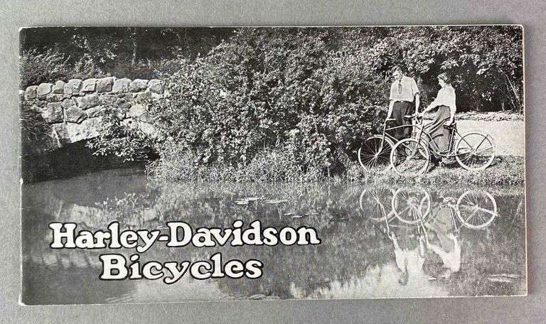 Early 1900s Harley-Davidson Bicycle Advertising Catalog/Sales Brochure ...