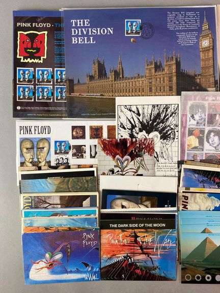 Group of Classic Rock Postcards and Stamps - Matthew Bullock Auctioneers
