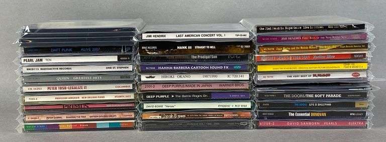 Group of 30+ Assorted Iconic Artist CDs and More - Matthew Bullock ...