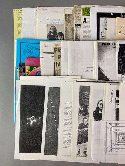 Group of Pink Floyd Related Ephemera and More - Matthew Bullock Auctioneers