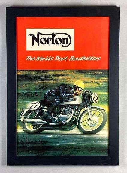 1960s Norton Dominator The Worlds Best Roadholders Advertising Poster ...