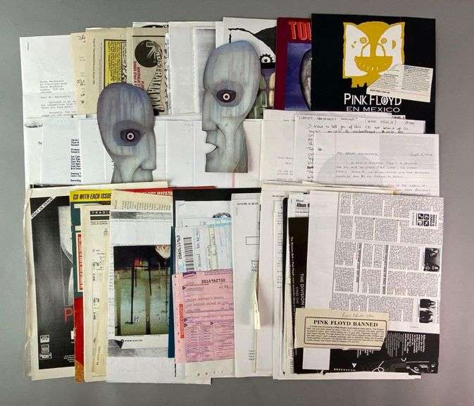 Large Group of Pink Floyd Related Ephemera and More - Matthew Bullock ...