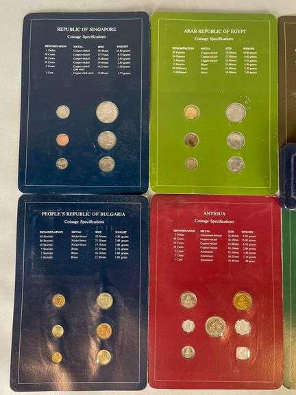 Group of Foreign Coin Proof Sets - Matthew Bullock Auctioneers