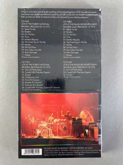 Limited Edition Pink Floyd December Moon 4 CD Set - Matthew Bullock ...