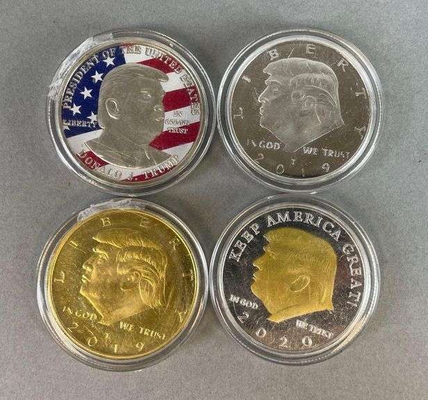 Group of Donald Trump Coins - Matthew Bullock Auctioneers
