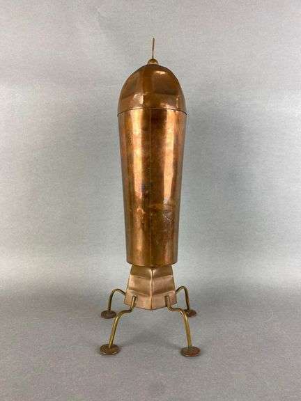 Dave Ohrt Original Handmade Copper Rocket Ship Folk Art - Matthew ...