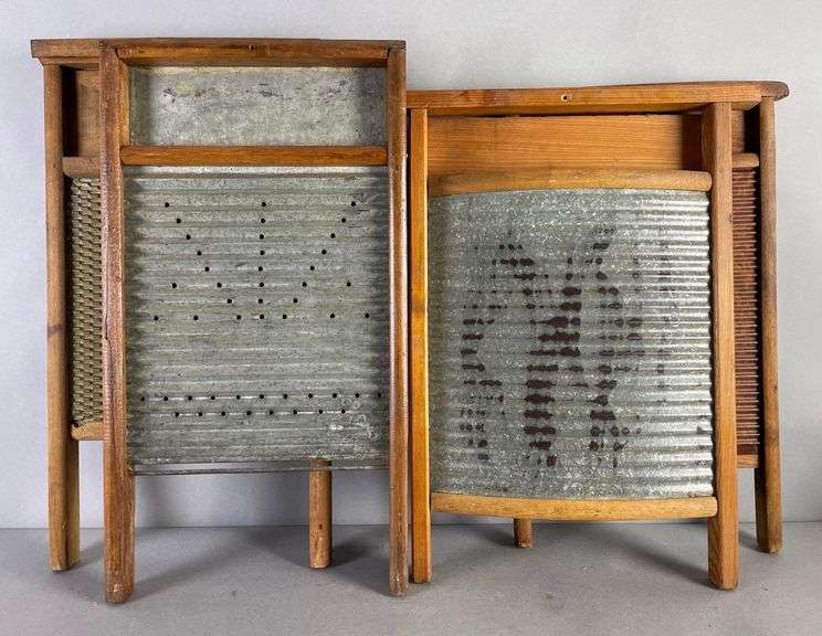 Group of 4 Washboards - Matthew Bullock Auctioneers