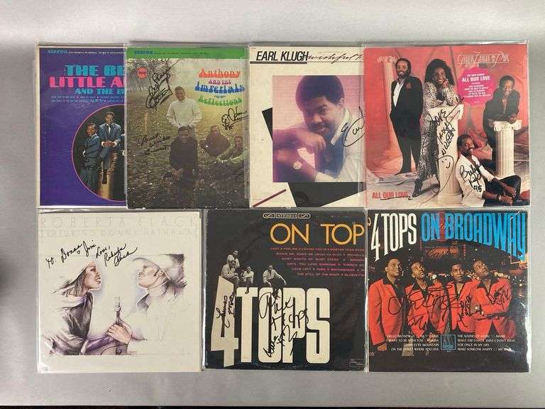 Group of 20+ Signed Vinyl Record Albums with LOAs - Matthew Bullock ...