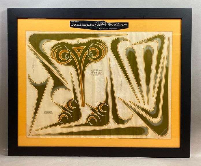 Dean Jeffries California Custom Scallop Decals Sheet - Matthew Bullock ...