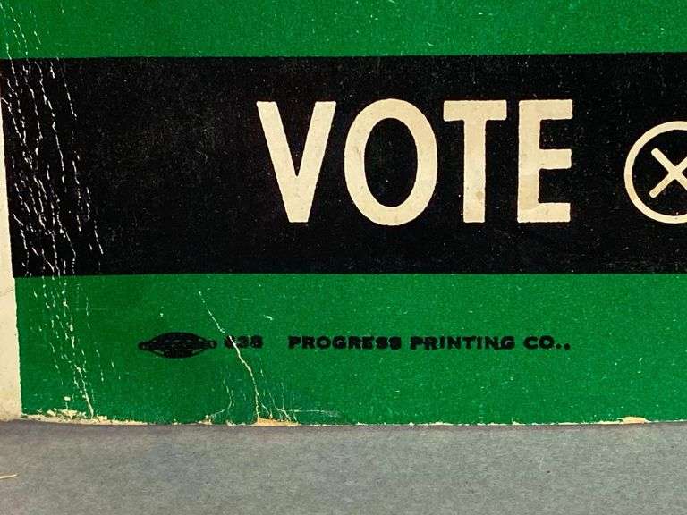 1966 Re-Elect Paul H. Douglas for Senator Advertising Poster - Matthew ...