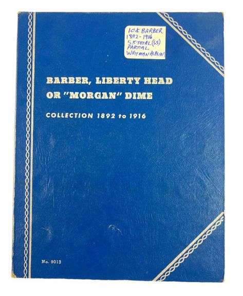 1890s - 1910s Whitman Barber Partial Dimes Album - Matthew Bullock ...