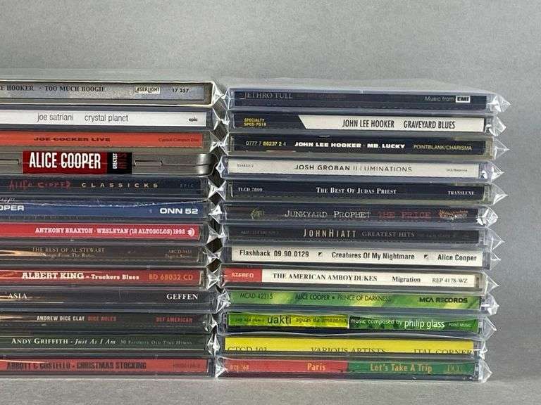 Group of 40 Assorted Music Genre CDs - Matthew Bullock Auctioneers